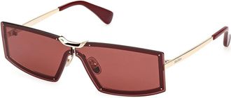 Max Mara Lunettes de soleil Mm0018 - unisex - Accessoires - Rouge - Taille: 68 MM