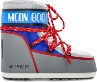 Moon Boot Homme, Chaussures, Gris, Taille: 45 EU MB Icon Low Space Racing Bottes de Neige