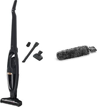 AEG QX6-1-45AN 2in1 Akku Staubsauger & AEG AZE146 Staubwedel/schlank/Multi-Bodendüse/PetPro-Elektrosaugbürste/Tiefenreinigung/bis zu 45 min Laufzeit / 18 