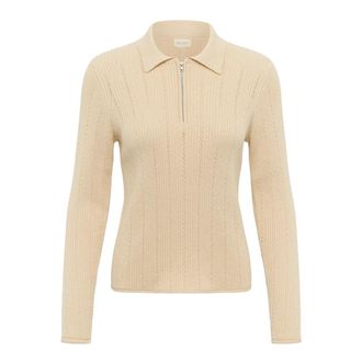 Part Two Rundhals-Strickware - - Knitwear - Damen - Beige - XL