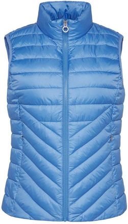 s.Oliver Outdoorjacke Outdoor-Weste Leichte Steppweste mit Stehkragen