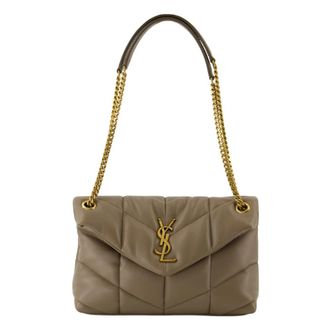 Saint Laurent Puffer Small - - Bags - Damen - Beige - ONE SIZE