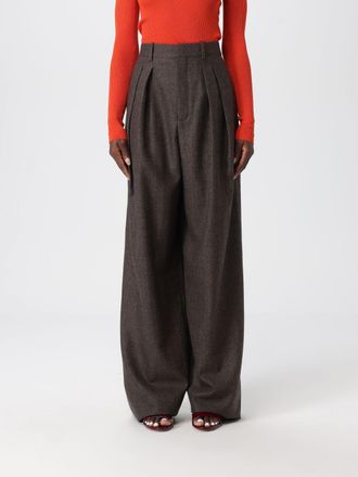 Saint Laurent Pantalon SAINT LAURENT Femme couleur Caf&eacute;