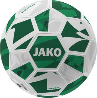 Jako Trainingsball River, weiß/grün, 4