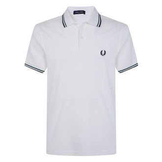 Fred Perry Herren, Oberteile, Wei&szlig;, LGr&ouml;&szlig;e