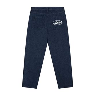 Arte Homme, Jeans, Bleu, Taille: W34 Circle Logo Pocket Pants Raw Denim