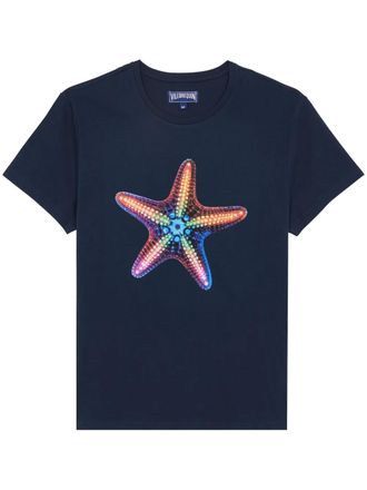Vilebrequin t-shirt Disco Stars - Bleu
