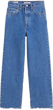 Levi's Damen Ribcage Straight Ankle Light Indigo-Worn IN, Jazz Pop, 23W / 29L