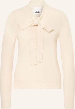 Allude Allude Pullover Mit Cashmere Und Seide weiss