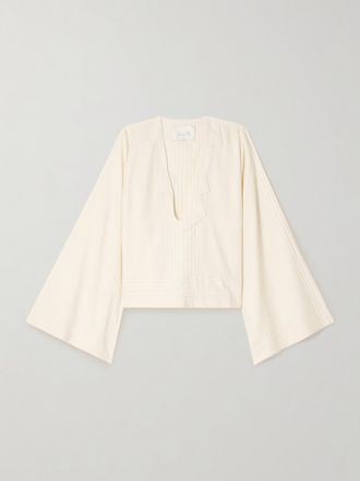 Johanna Ortiz Fair Shake Hemd Aus Baumwolle Mit Stickereien - Ecru