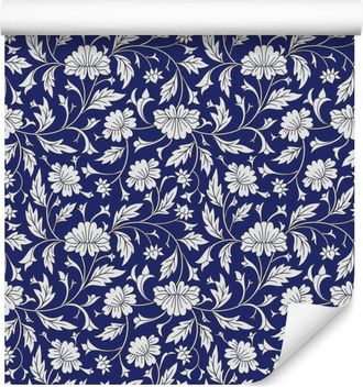 OEM Carta Da Parati Con Motivo Floreale In Stile Retr&ograve; Per Soggiorno E Camera Da Letto, 50x1000 Cm