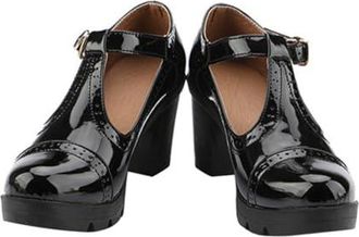 UPKOCH Chaussures &agrave; Talons Hauts pour Femmes Escarpins Ronds Imperm&eacute;ables Chaussures &Eacute;t&eacute; &Eacute;l&eacute;gantes