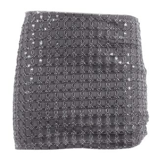 Rotate Bead-Minirock - - Skirts - Damen - Grau - XS