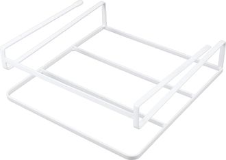 Pretyzoom Untertisch Laptop Regal aus Hochwertigem Material H&auml;ngendes Draht aufbewahrungsfach f&uuml;r Schreibtisch Wei&szlig;es Organizer Brett f&uuml;r B&uuml;ro Studentenwohnheim