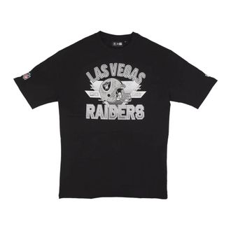 New Era Homme, Tops, Noir, Taille: XL NFL Oversize Tee Lasrai T-Shirt