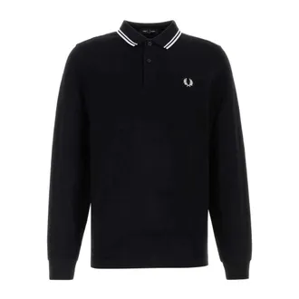 Fred Perry Homme, Tops, Noir, Taille: XL Polo Piqu&eacute; Noir