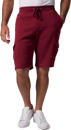 JP1880 Herren, Gro&szlig;e Gr&ouml;&szlig;en, Sweat-Cargobermuda, Elastikbund, Cargotaschen