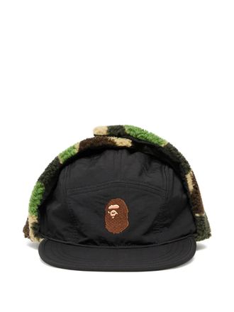 A Bathing Ape casquette à motif camouflage - Noir