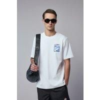 Casablanca Bright White Jersey T-shirt