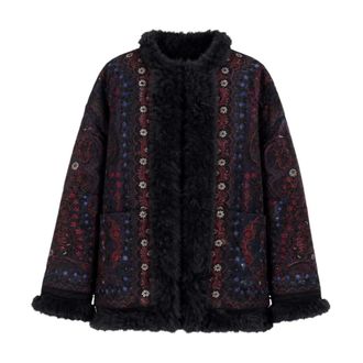 Antik Batik Veste Ivan - Femme - Vestes - Bleu - Taille: 36 FR