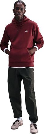 Nike Club Hoodie zum &Uuml;berziehen f&uuml;r Herren, Fleece (Team Rot)