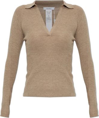 Max Mara Angel Kaschmir-Top - - Knitwear - Damen - Beige - L