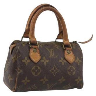 Louis Vuitton Pre-owned Vintage Mini Hand Bag - - Pre-owned - Damen - Braun - ONE SIZE