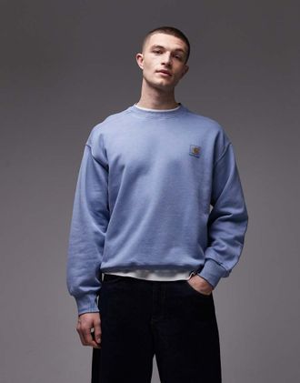 Carhartt Work in Progress Nelson - Sweat - Bleu clair