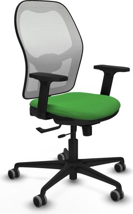 Piqueras y Crespo Jorquera Schreibtischstuhl mit 2D-Armlehnen, h&ouml;henverstellbare Lendenwirbelst&uuml;tze, ausgestattet mit Syncro/Traslack und Schaumstoff, Rollen 65 mm, Par