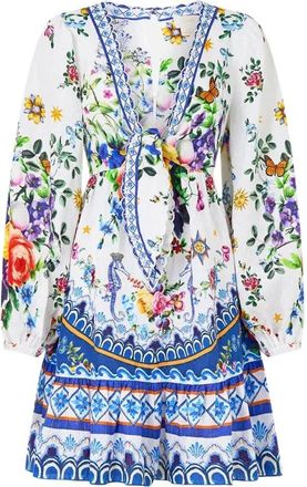 Camilla Femme, Robes, Multicolore, Taille: 38 FR Robe Blousante Courte &agrave;