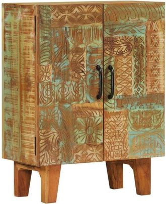 vidaXL Vidaxl - Buffet sculpté à la main 55x30x75 cm bois massif récupération