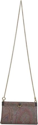 Etro Femme, Sacs, Brun, Taille: ONE Size Sac bandouli&egrave;re jacquard Paisley