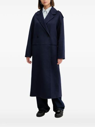 HUGO BOSS double-breasted coat - Bleu