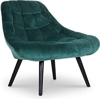 Menzzo Danios Sessel mit Samtbezug Gr&uuml;n