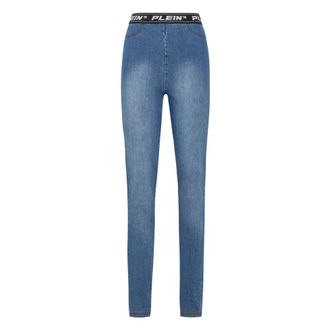 Philipp Plein Super High Waist Jegging - - Jeans - Damen - Blau - W26