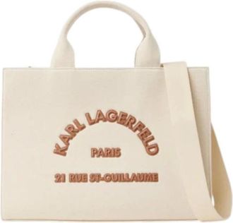 Karl Lagerfeld Femme, Sacs, Beige, Taille: ONE Size Morio Handas