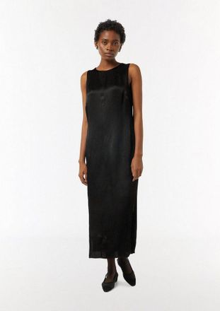 Comma Maxikleid Kleid Kleid mit Cr&eacute;pestruktur und Schlitzen