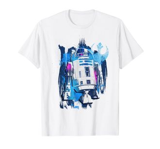 Star Wars R2-D2 Watercolor Rebel Logo T-Shirt