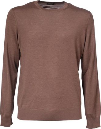 Ermenegildo Zegna Homme, Pulls, Brun, Taille: L Cashseta Crewneck