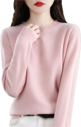 Generic Pull tricoté 100 % laine mérinos pour femme - Col en V - Cachemire - Pull chaud pour lautomne, Pnnrk O, XL