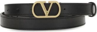 Valentino Garavani Femme, Accessoires, Noir, Taille: ONE Size Ceinture en cuir VLogo