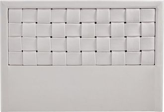 Vente-Unique Kopfteil - 160 cm - Samt - Beige - Jenna