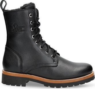 Panama Jack Friesland, Combat Stiefel f&uuml;r Damen, Schwarz B011, 38 EU