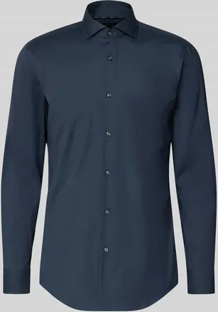 HUGO BOSS Slim Fit Business-Hemd mit Stretch-Anteil Modell Hank Hai