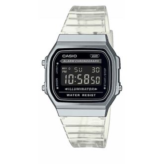 Casio Uhr Casio Vintage Digital A168XES-1BEF Weiß