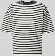 Review Oversized T-Shirt mit Label-Stitching