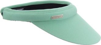 Seeberger Azalee Visi&egrave;re en coton pour femme avec visi&egrave;re solaire et protection contre l&eacute;blouissement, menthe, taille unique