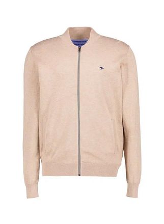 Fynch-Hatton Fynch-Hatton Herren Cardigan beige unifarben