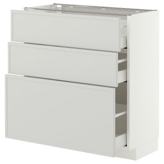 IKEA METOD / MAXIMERA Unterschrank mit 3 Schubladen