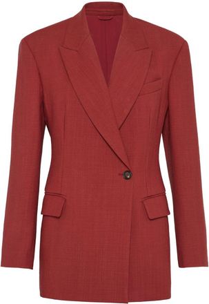 Brunello Cucinelli Klassisches Sakko - Rot